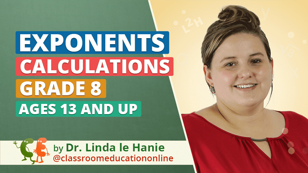 Exponents – Calculations – for Grade 8 (13 years and older) - https ...
