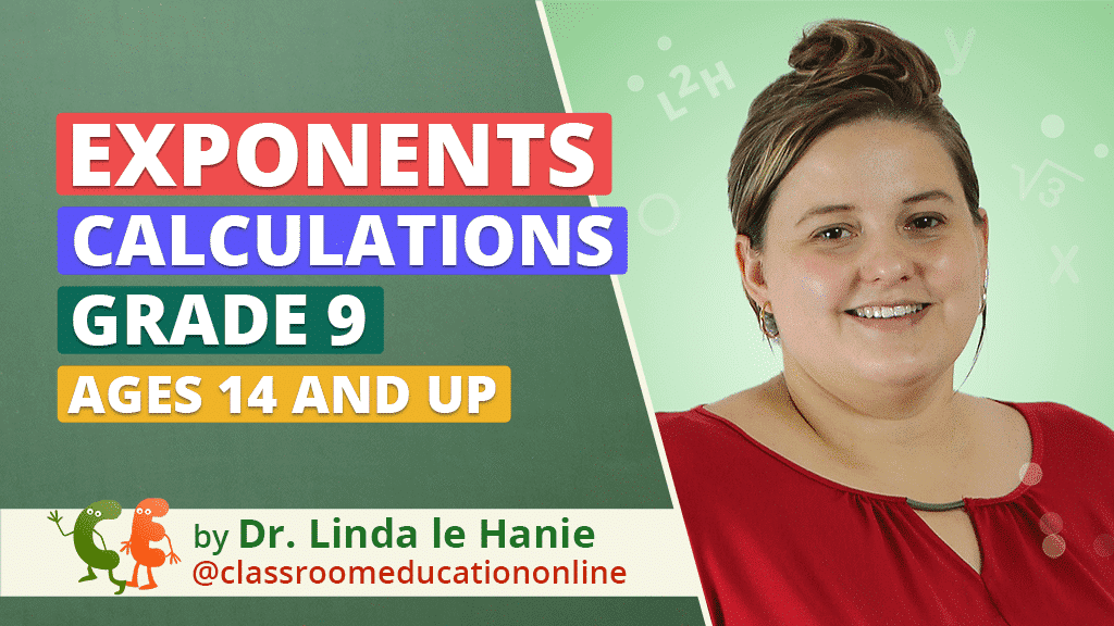Exponents and exponential equations – Calculations for Grade 9 (14 ...